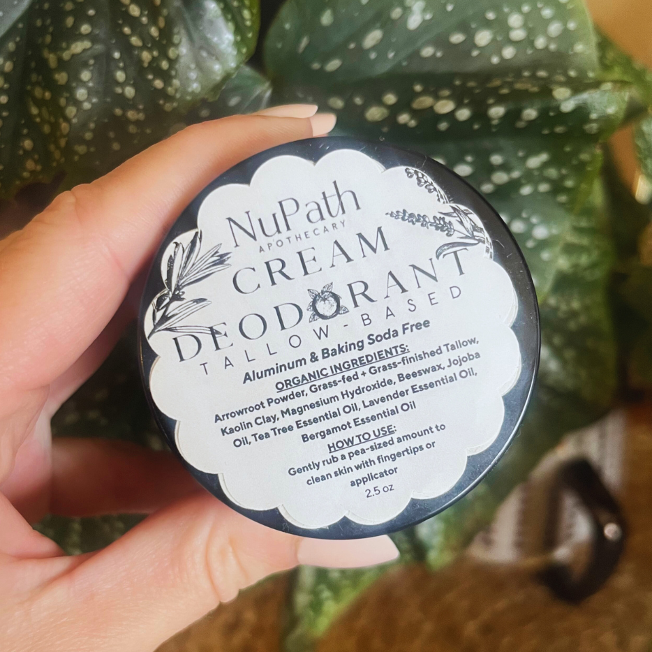 Tallow-Based Cream Deodorant – NuPath Apothecary